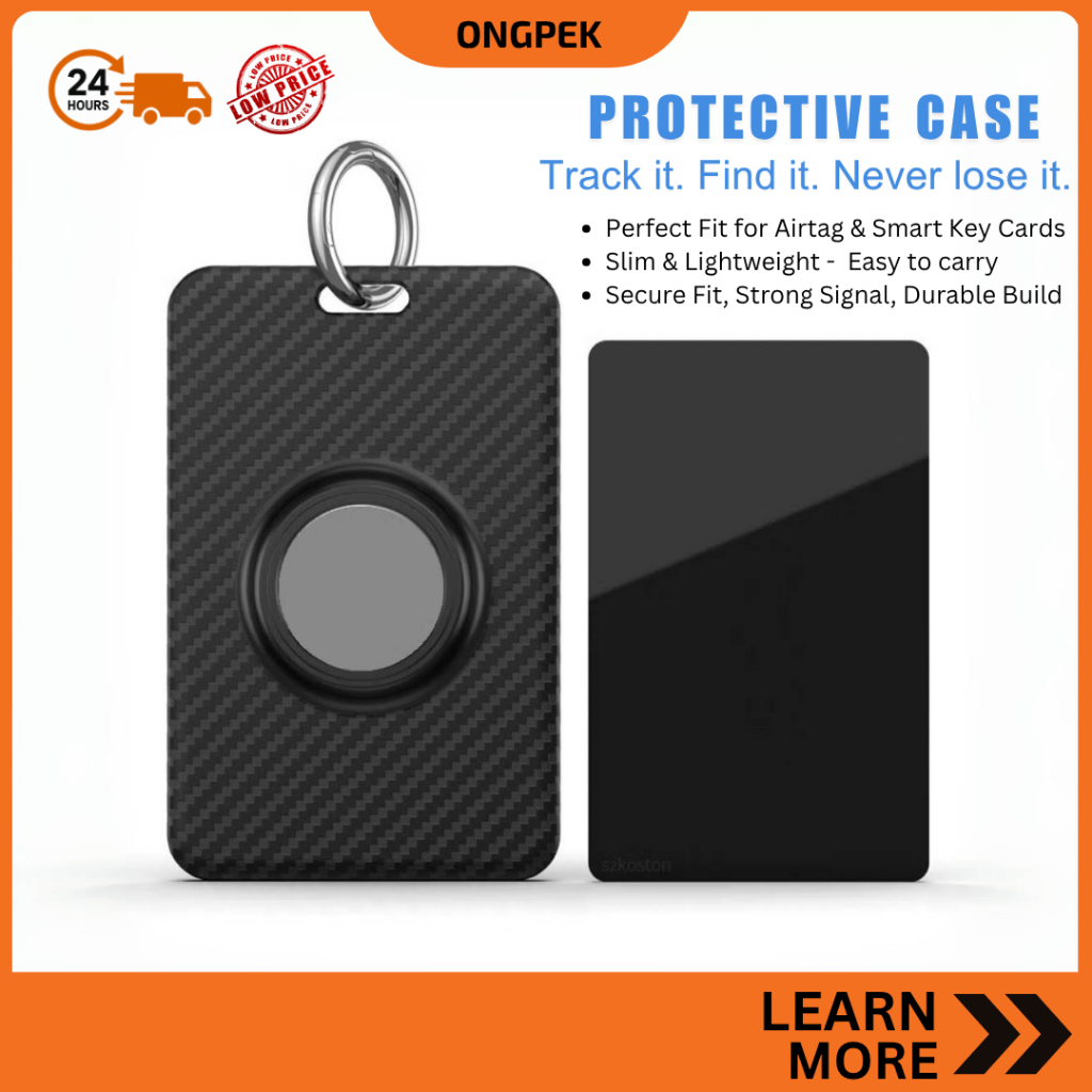 NEW AirTag Card Holder Wallet Case - Casing Credit Card Size Anti Lost ...