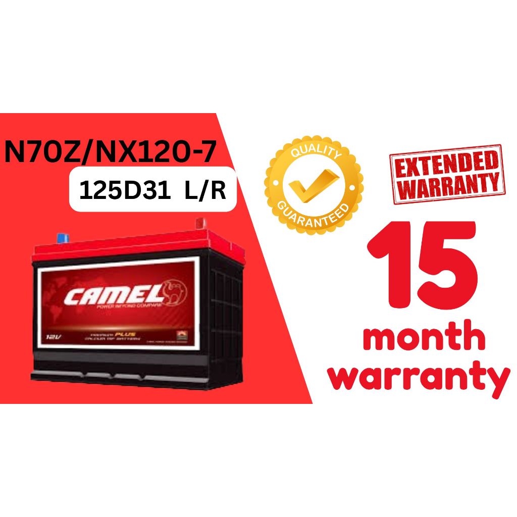 (INSTALLATION PROVIDED) CAMEL Premium MF 115D31 l N70Z NAVARA FORD ...