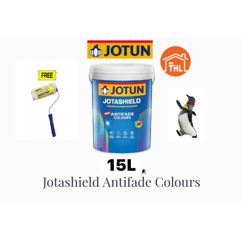Jotun Jotashield Anti Fade 15L # Outdoor Wall # FIRST GRADE | Shopee ...