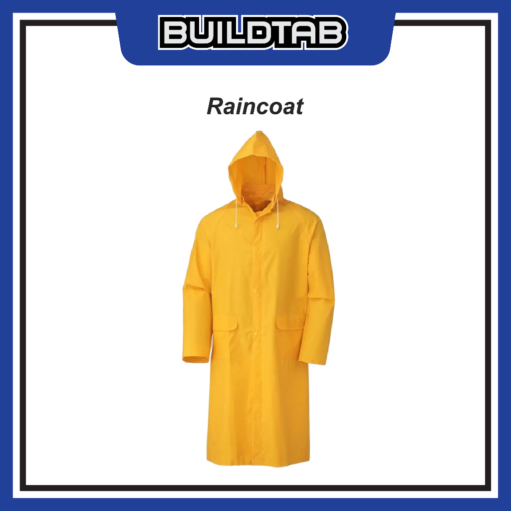 Stok Tersedia Baju Hujan Waterproof PVC Yellow Raincoat Standard Size ...