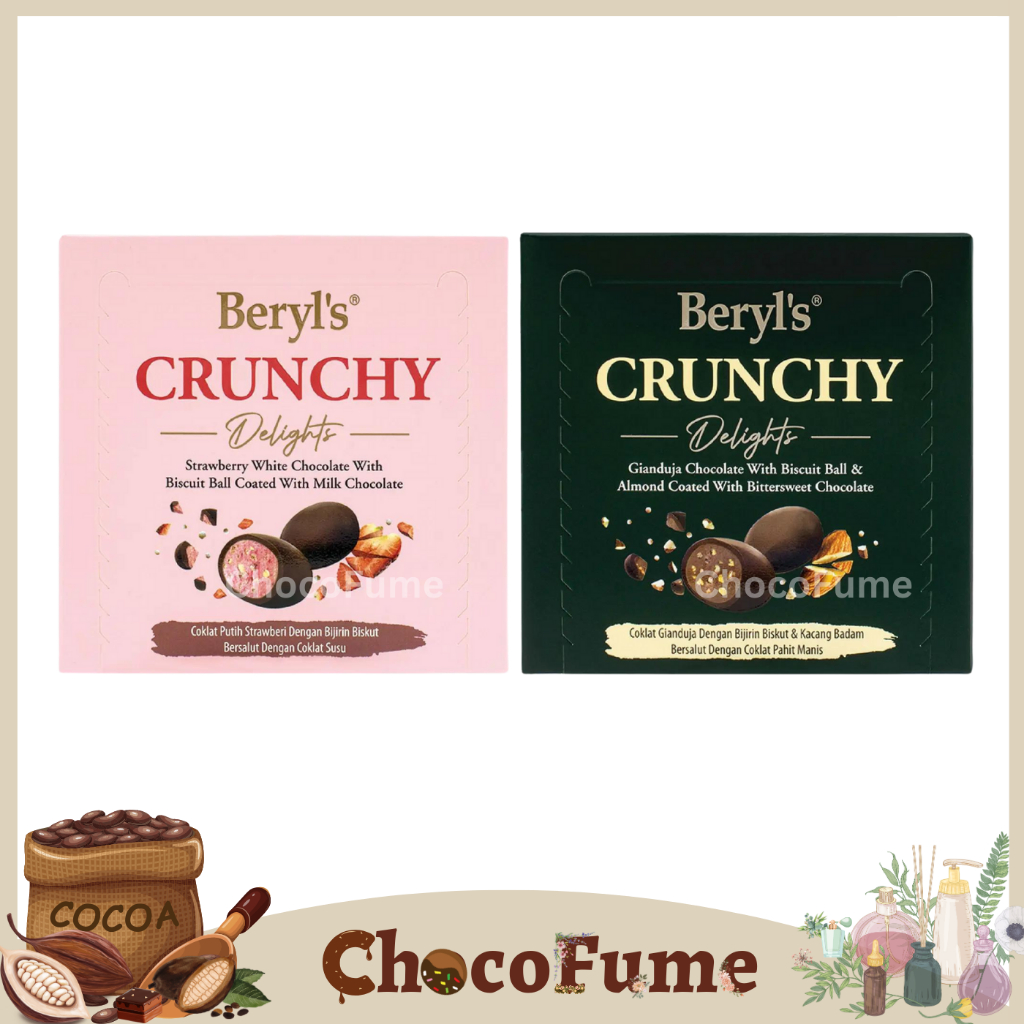 Beryl's Crunchy Delights Chocolate Biscuit Ball 60g | Shopee Malaysia