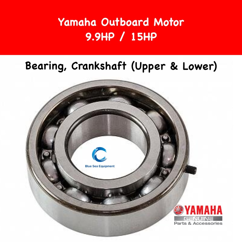 Original Crankshaft Bearing for 9.9HP 15HP Yamaha Outboard - 93306 ...