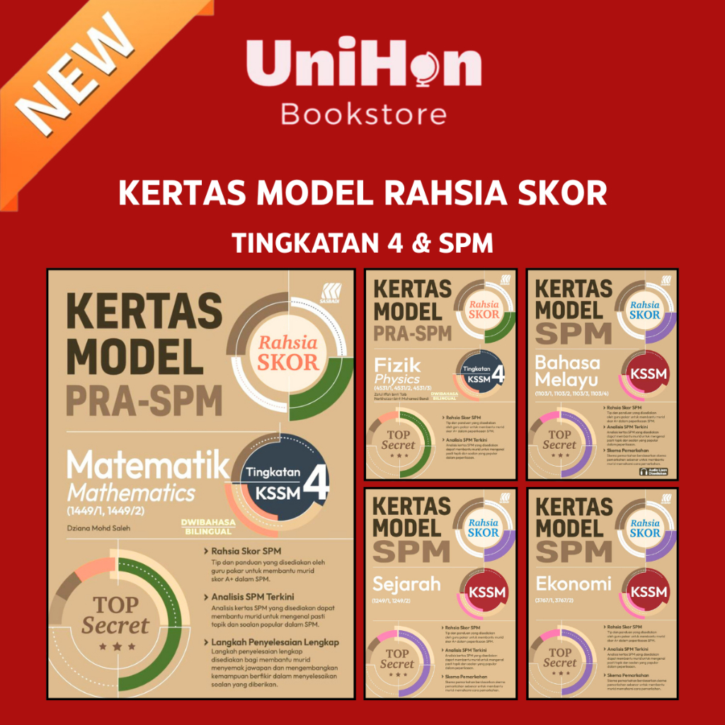 [UNIHON] SASBADI: RAHSIA SKOR【Kertas Model PRA-SPM & Kertas Model SPM ...