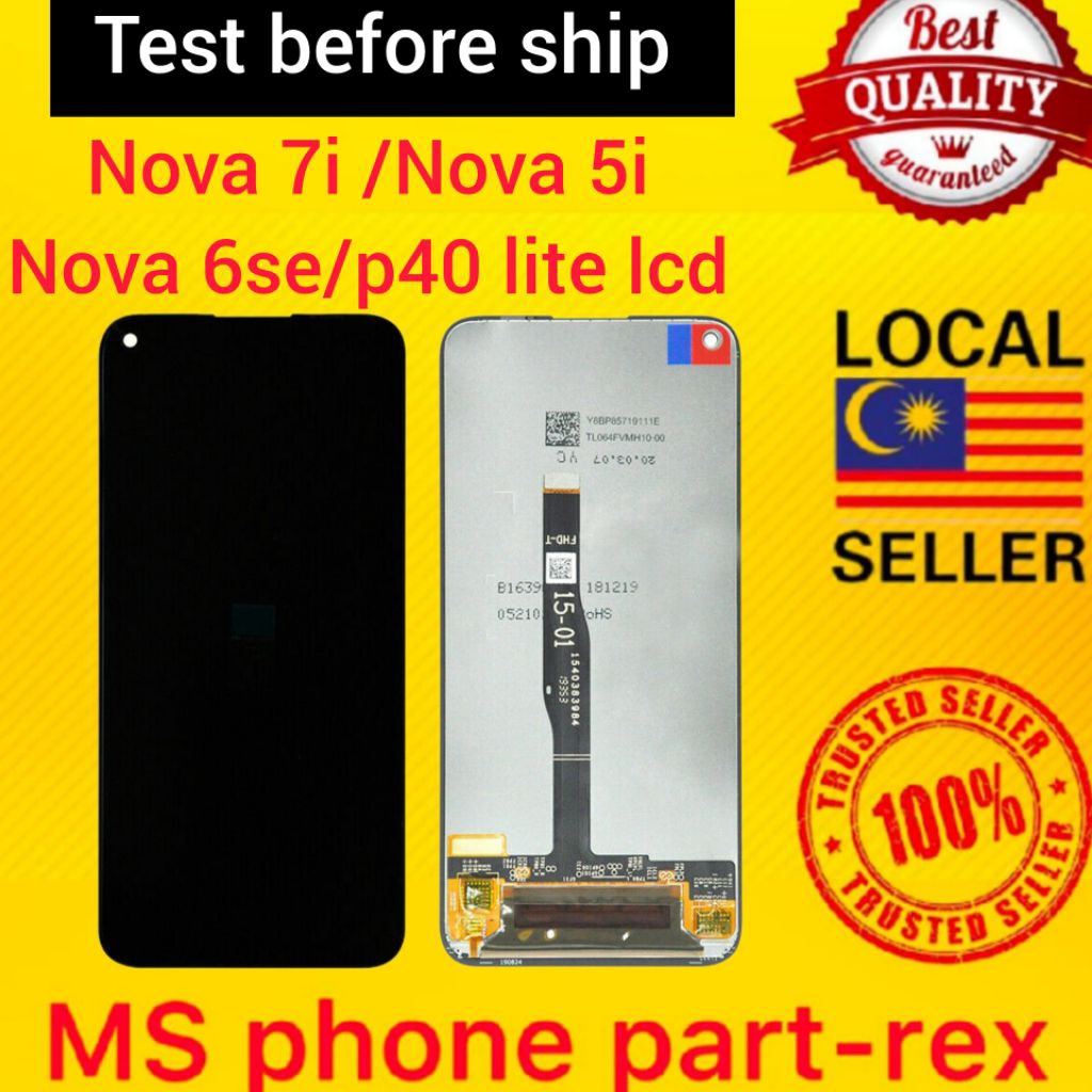 Nova 7i LCD Nova 5i LCD p40 lite lcd nova 6se | Shopee Malaysia