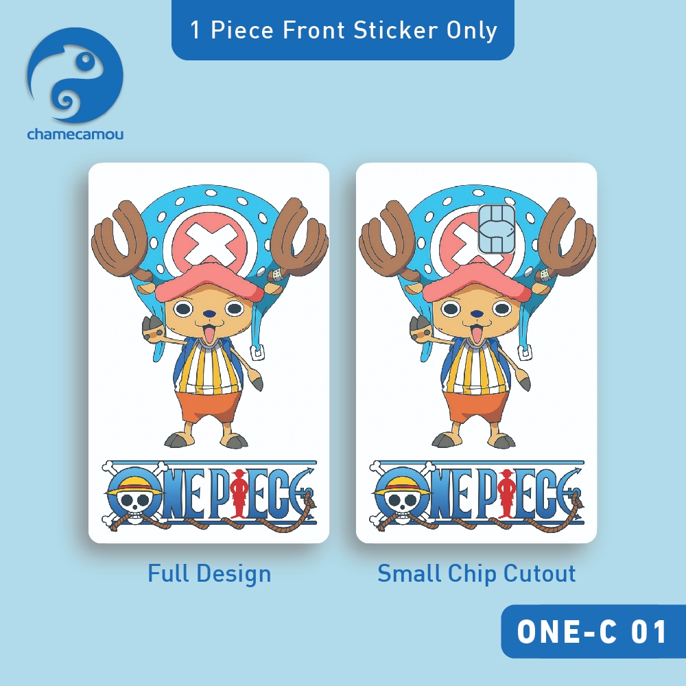 One Piece Tony Tony Chopper - Sticker For ATM Bank Credit Debit Access ...
