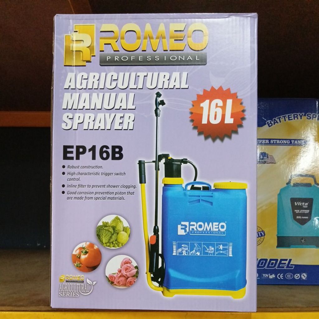 RZiQ ROMEO 16L Knapsack Manual Sprayer Pump (Pam Racun Galas) | Shopee Malaysia