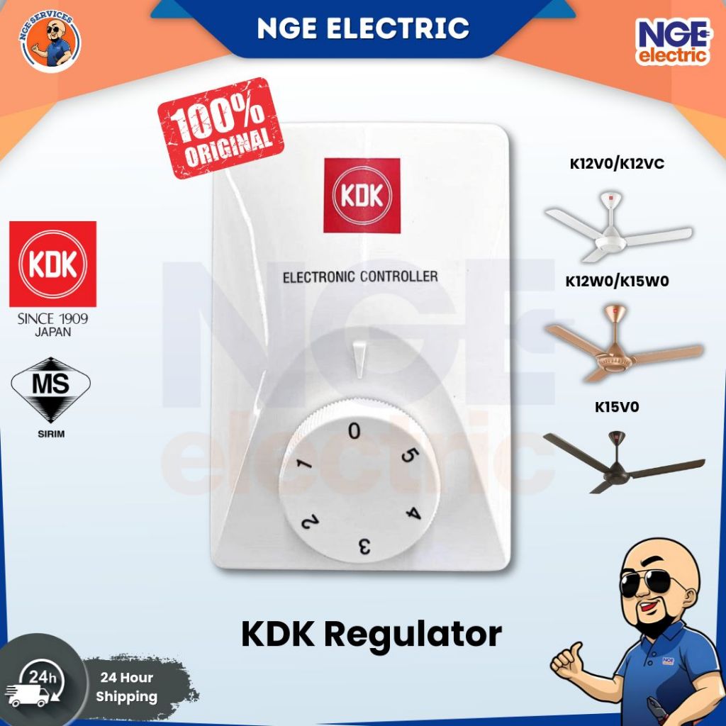 FAN| Regulator Kipas 5 Speed – Kawalan Mudah, Pemasangan Senang, Tahan ...