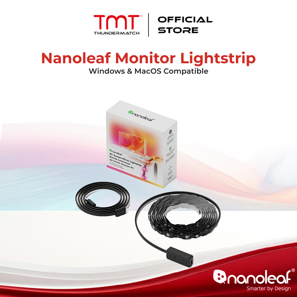 (Ready Stock) Nanoleaf 4D PC Screen Mirror Lightstrip - Up to 32 inch ...
