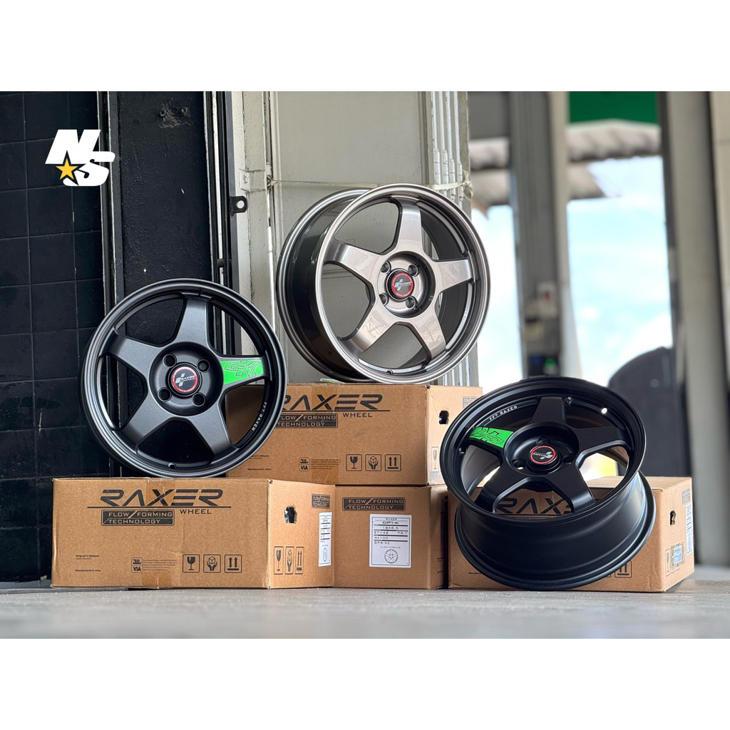 RAXER WHEELS GP1K (15” & 16” 4-100) | Shopee Malaysia