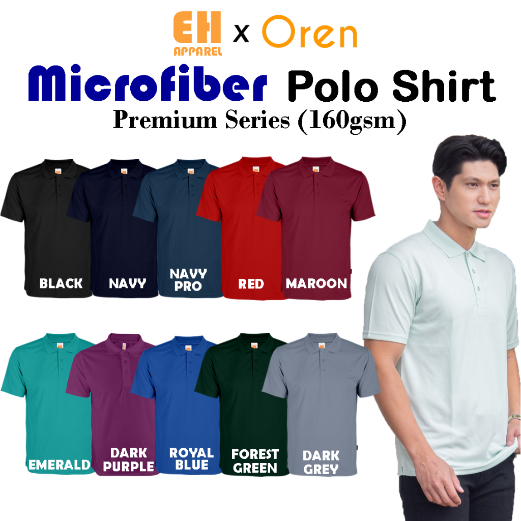 【QD06】Microfiber COLLAR Polo Shirt Berkolar QD0602/QD0601/QD0678/QD0606 ...