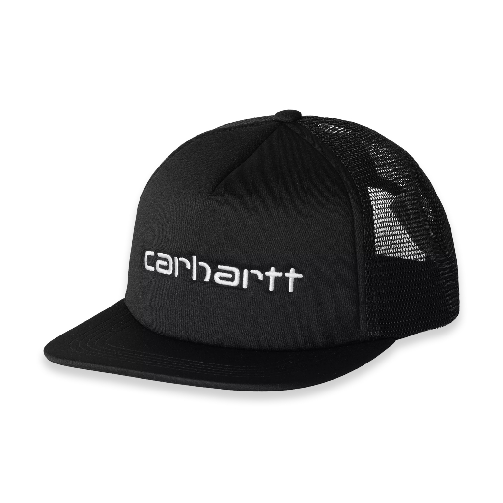 Carhartt Walter Trucker Cap ( Black ) | Shopee Malaysia