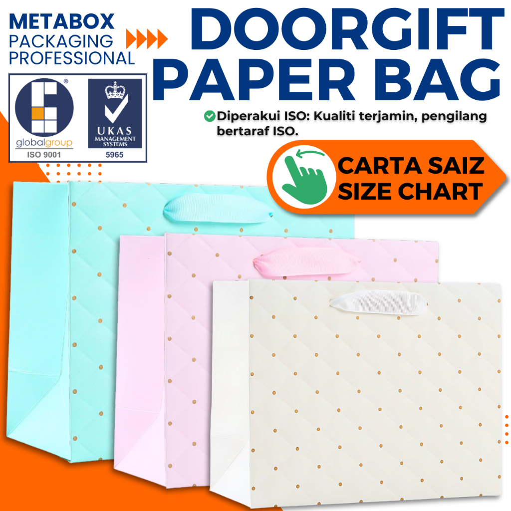 Paper Bag Doorgift Wedding Gift Bag Goodies Bag Birthday Party Bag ...