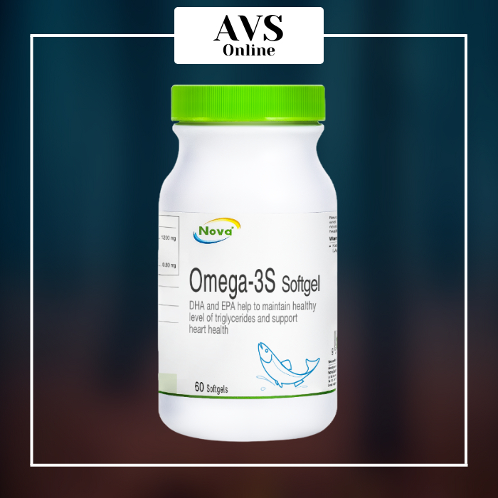 Nova Omega-3S Softgel 60s ( Cholesterol ) | Shopee Malaysia