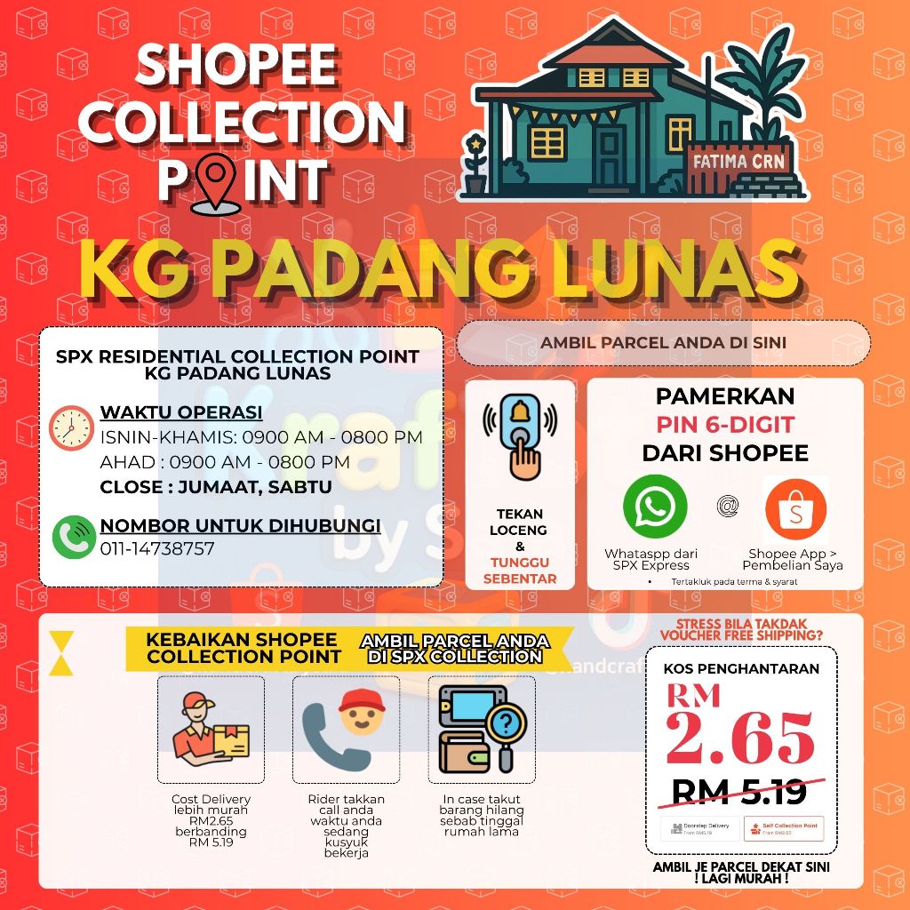 TEMPLATE BUNTING STREAMER SPX RESIDENTIAL COLLECTION | Shopee Malaysia