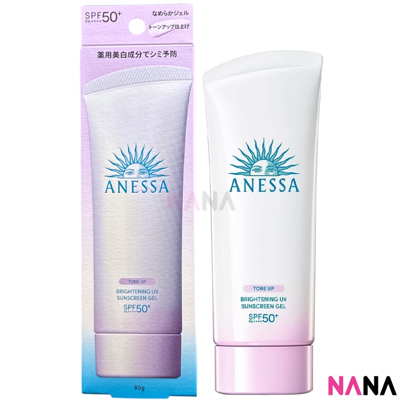 Shiseido Anessa Brightening UV Tone Up Sunscreen Gel SPF50+ PA++++ 90g | Shopee Malaysia