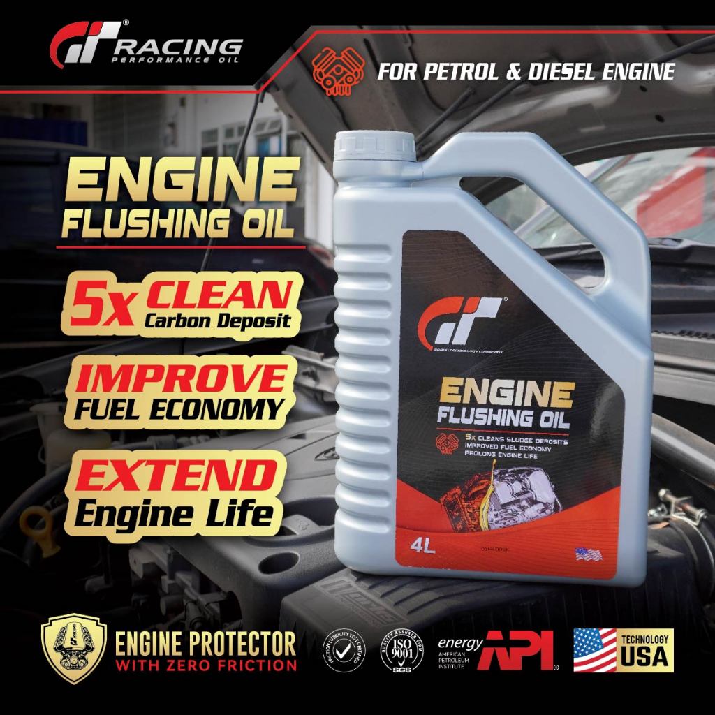 GT ENGINE FLUSHING OIL 4L - Engine Cleaning Bersihkan Enjin Prolongs ...