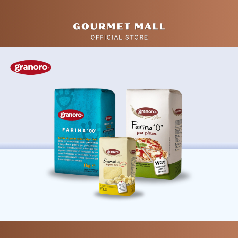 Granoro Pizza Flour Tipo Farina 00 Sourdough Wheat Waffle Cake Bread ...
