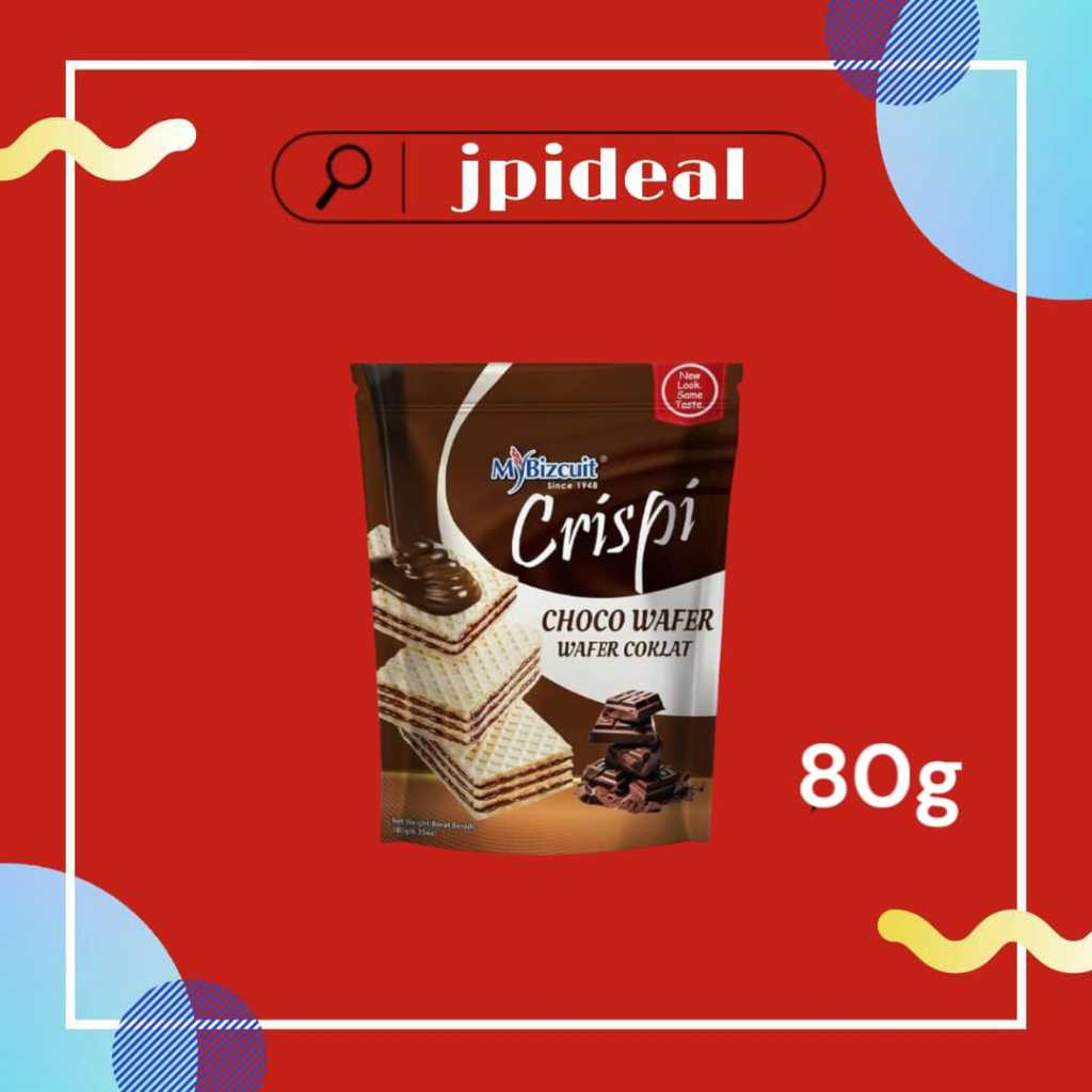 Mybizcuit HALAL Crispi Choco Wafer 巧克力威化饼 【Small Pack 小包 80g】【SP09 ...