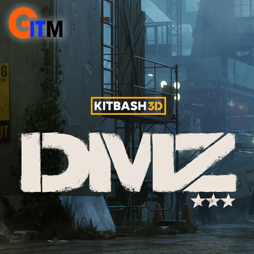 KITBASH3D - DMZ | DEMILITARIZED ZONE 3D WARZONE ASSET PACK | DIGITAL DOWNLOAD | BLENDER UNITY ...