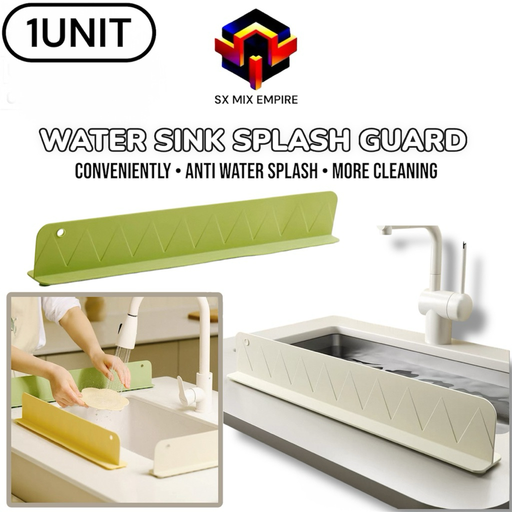 Soft Splash Guard Water Sink Flap Block Kitchen Water Barrier ...