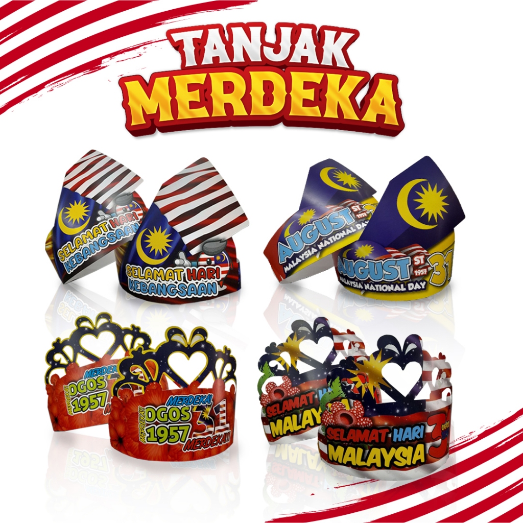Tanjak dan Tiara Merdeka size budak dewasa kertas keras Ready Stock ...