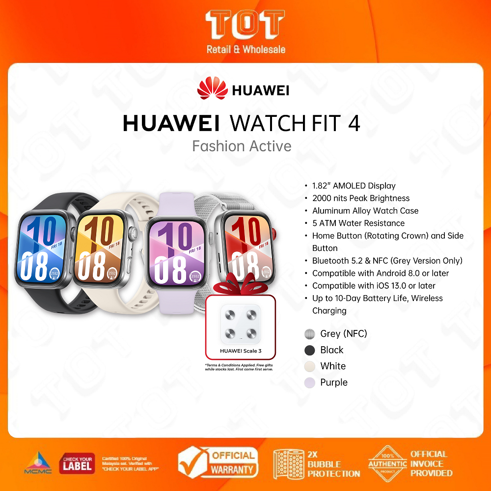 Huawei Watch Fit 4 Pro l Dual-Band Five Navigation Satellite System l ...