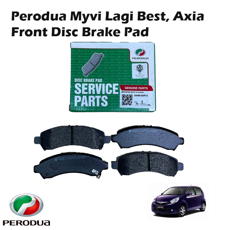 Perodua Original Front Brake Pad | Perodua Original Pad Brek Depan ...