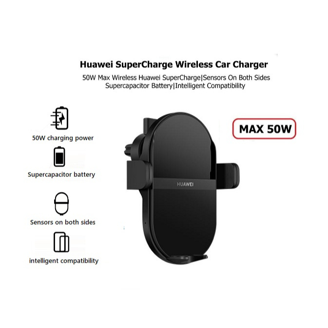 Huawei/Honor/Xiaomi 50W 30W 80 W Wireless Car Charger Fast Charging ...