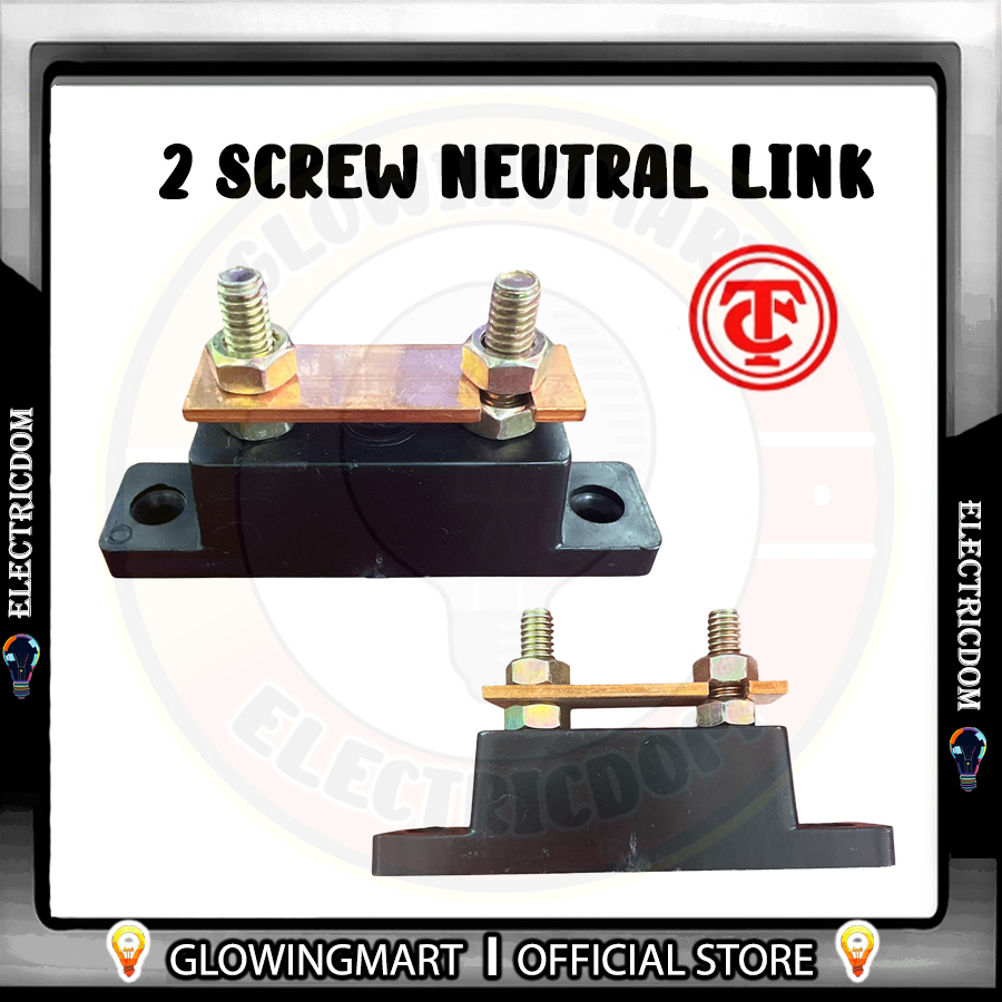2 Screw Neutral Link Bolt & Nut For MCCB Neutral Link Bar 2 Bolt Nut ...