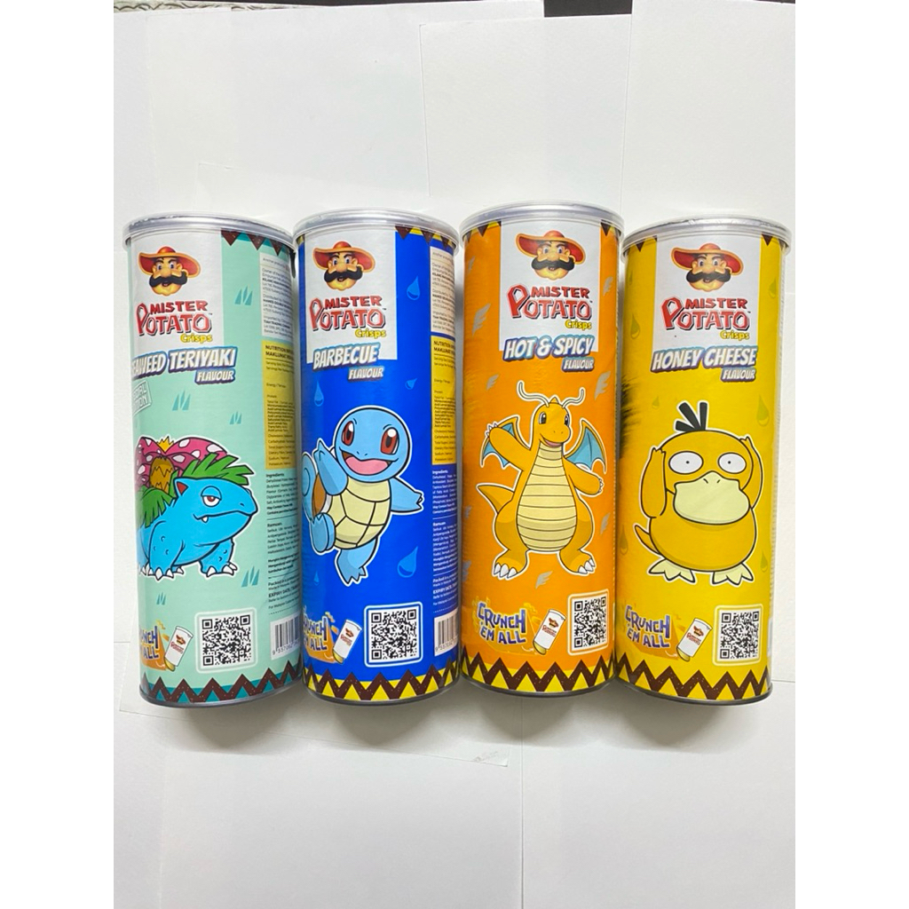 MISTER POTATO CHIPS x Pokemon ( Empty Canister Only) | Shopee Malaysia