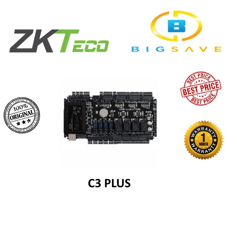 ZKTECO C3 PLUS SERIES - CARD/PIN NETWORKED ACCESS CONTROL PANEL C3-100 ...