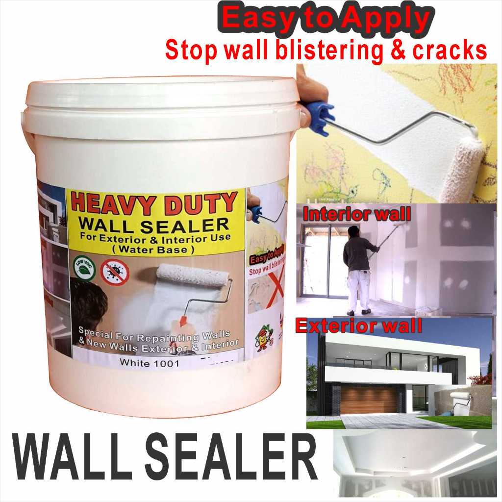 ( WALL SEALER ) 5L HEAVY DUTY Paint 5L Eco Sealer (For Interior ...