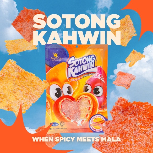 Pangkor Boy Sotong Kahwin Snack 35g – Mix Mala & Spicy Sotong with ...