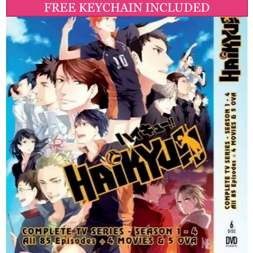 Haikyuu Complete Collector Boxset Season 1-4 (Ep.1-85 + 2 OVA + 4 Movie ...