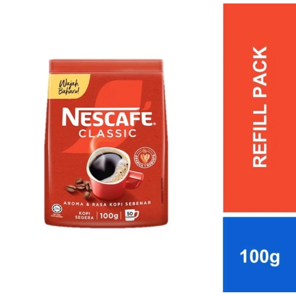 NESCAFE Classic Refill Pack 50g/100g/200g | Shopee Malaysia