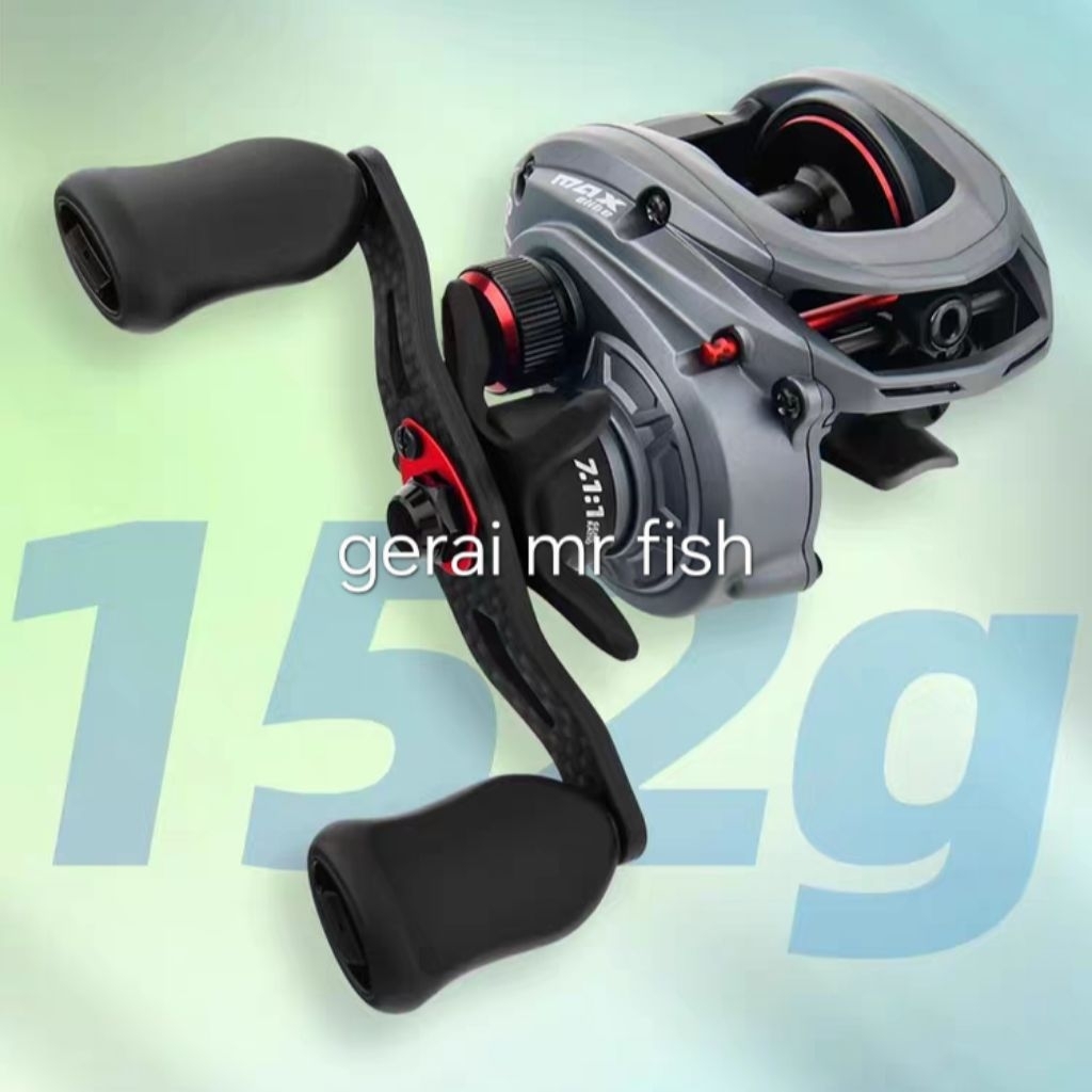 2025 MAX ELITE casting fishing reel (9+1bb /Carbon Handle /152g) | Shopee Malaysia
