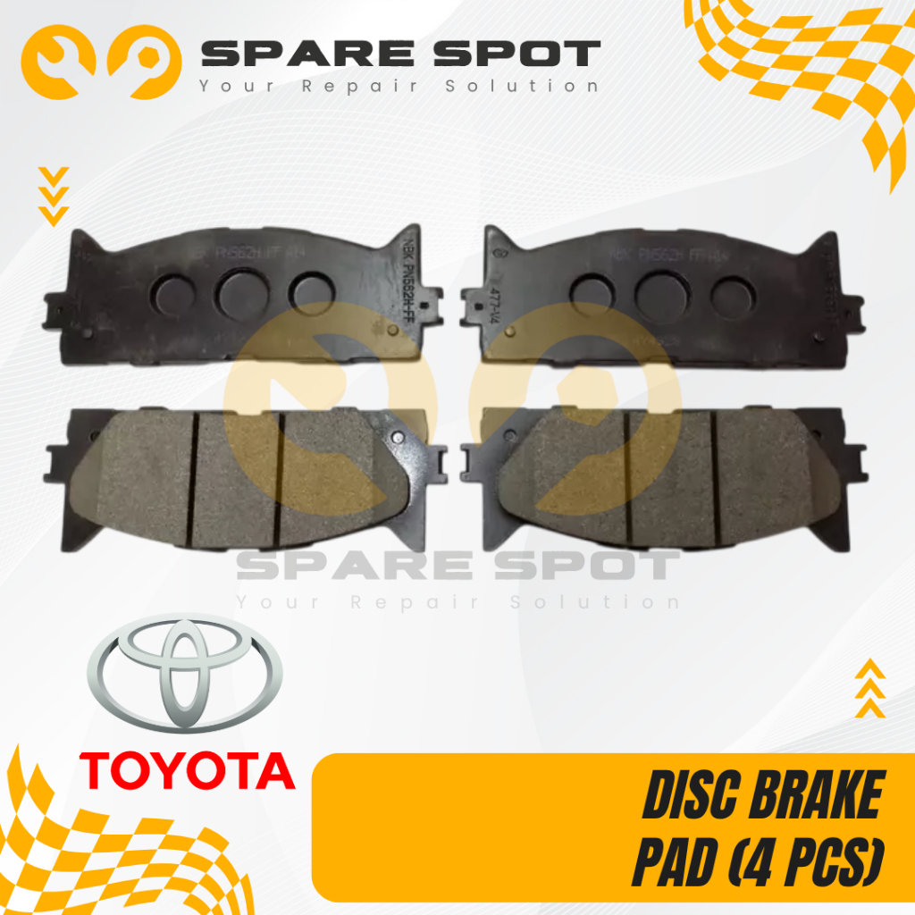 Front Disc Brake Pad for Toyota Camry ACV40 ACV50 ASV50 ASV51 / Lexus ...