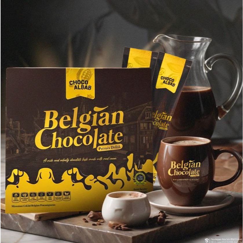 [READY STOCK ] ORIGINAL BELGIAN CHOCOLATE & BELGIAN MOCHA by CHOCO ALBAB | Shopee Malaysia