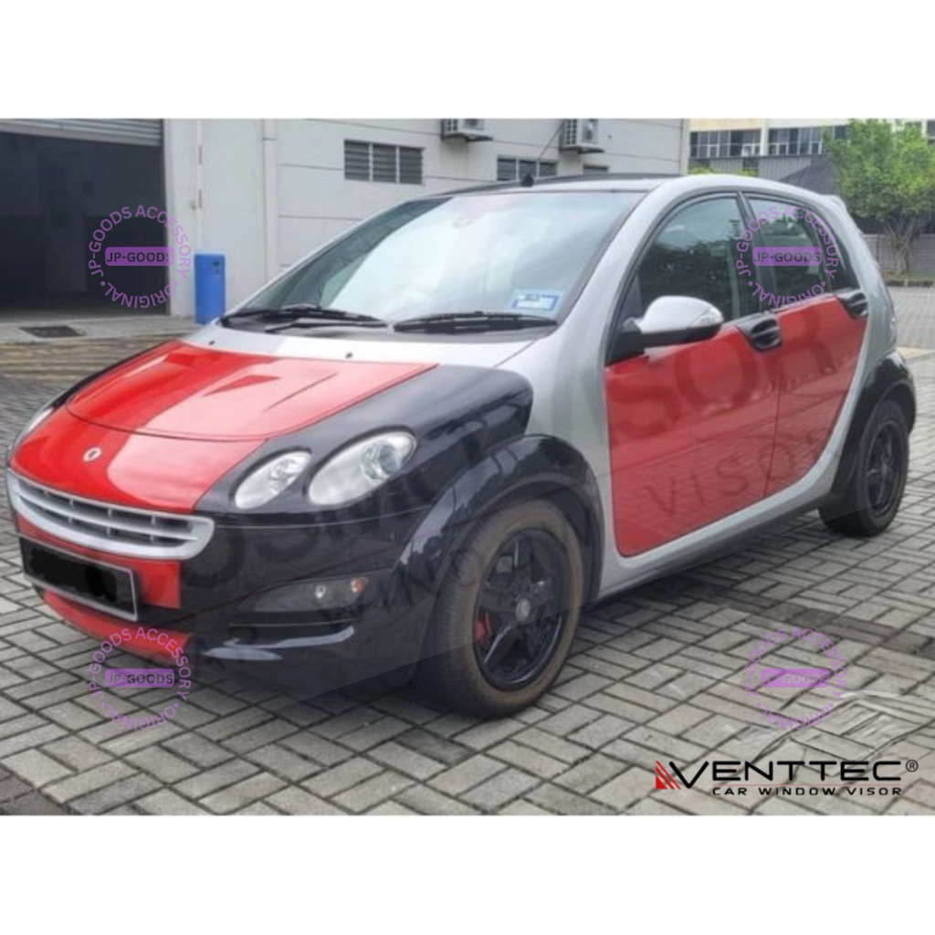 Smart ForFour 2004-2006 Venttec Door Visor / Window Vent Visors ...