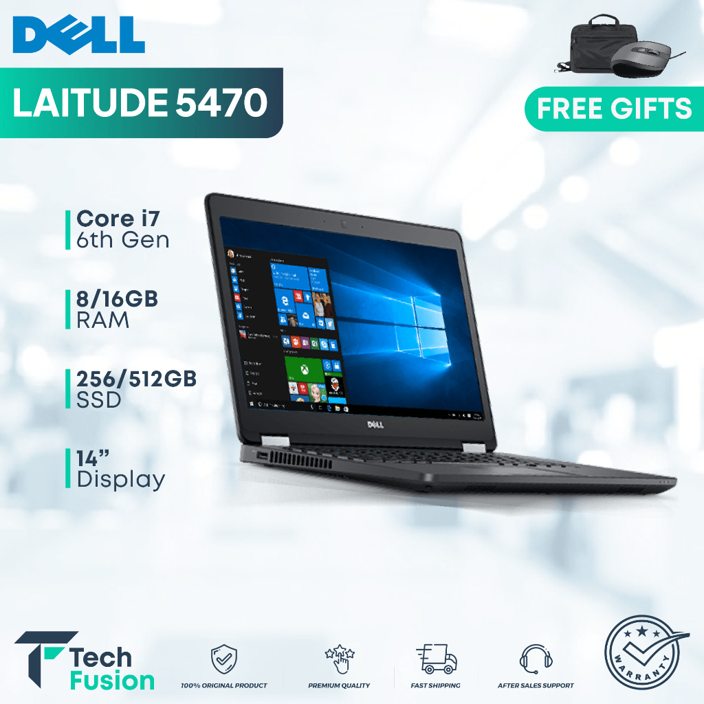 Dell Latitude 7000 Series Laptops | Model 7480 7470 7280 7270 5470 P57G | i5 i7-6th Gen | 16 ...