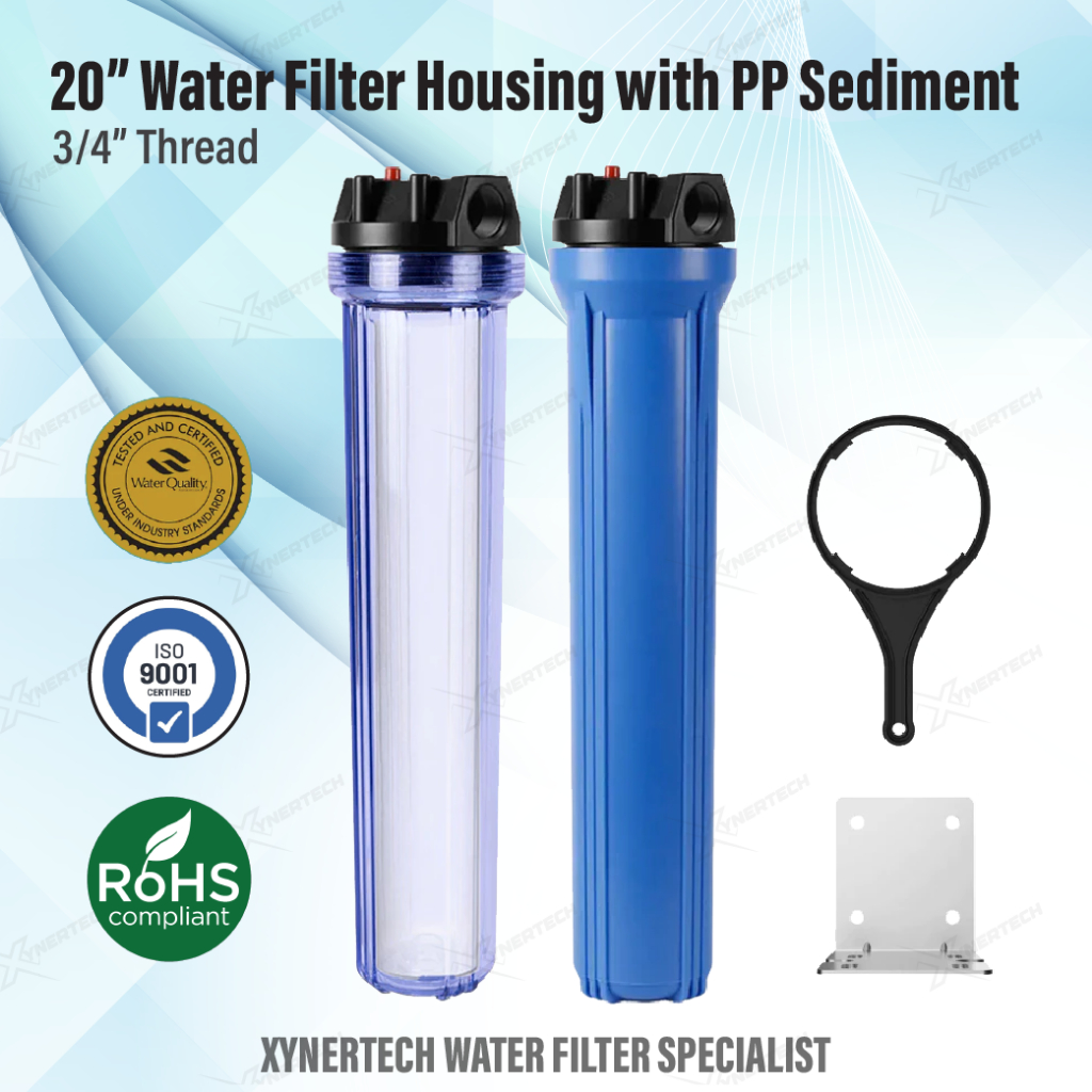 Heavy Duty Reinforced 20 Inches Water Filter Housing 20" with PP ...