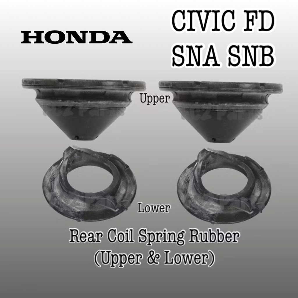 1car 4pcs Honda Civic FD SNA SNG 1.8cc & 2.0cc REAR Coil Spring Rubber ...