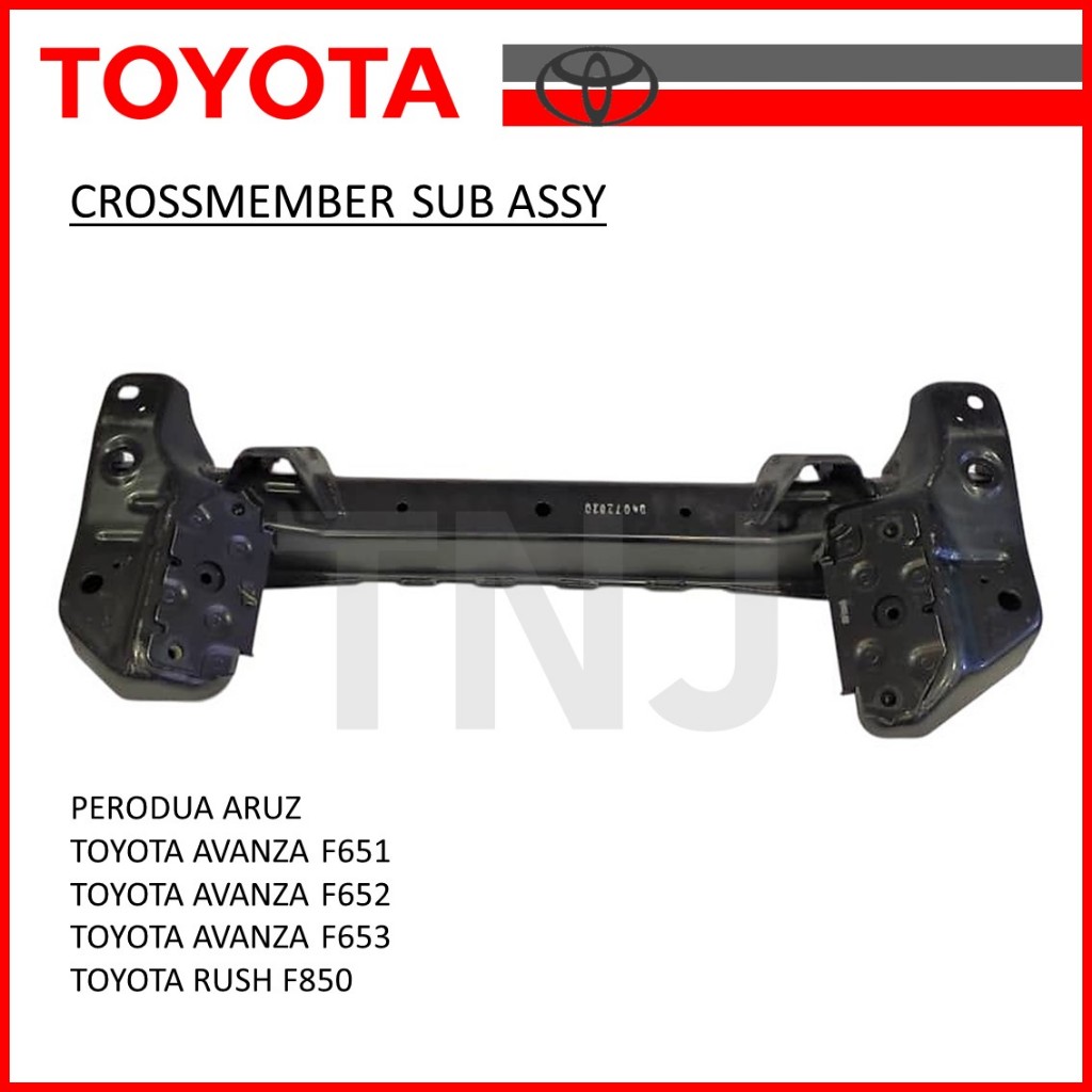 CROSSMEMBER SUB ASSY ARUZ , AVANZA F651 , F652 , F653 , RUSH F850 ...
