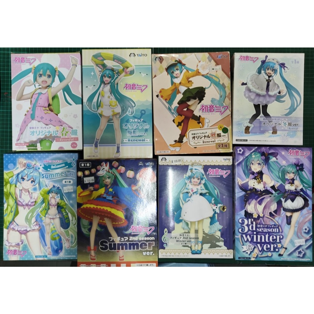 READY STOCK Taito Vocaloid Figure Hatsune Miku Spring Summer Autumn ...