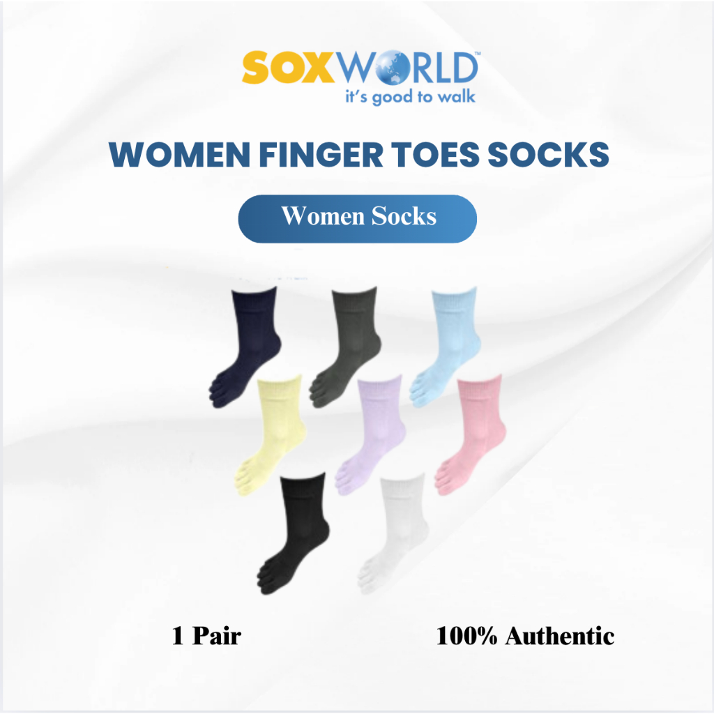 SoxWorld 1 Pair Toe Socks Finger Socks 10-20011 | Shopee Malaysia