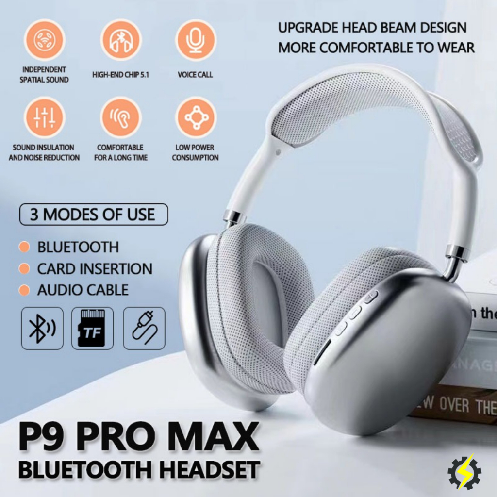 【Stock MY】 P9 Headphone Wireless Bluetooth Headphone with Microphone ...