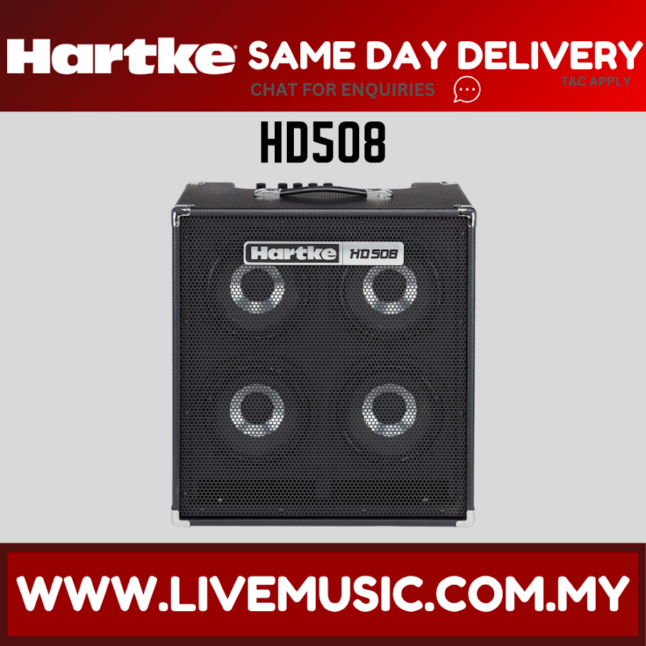 Hartke HD508 - 500 Watt Bass Combo Amplifier (HD-508) | Shopee Malaysia