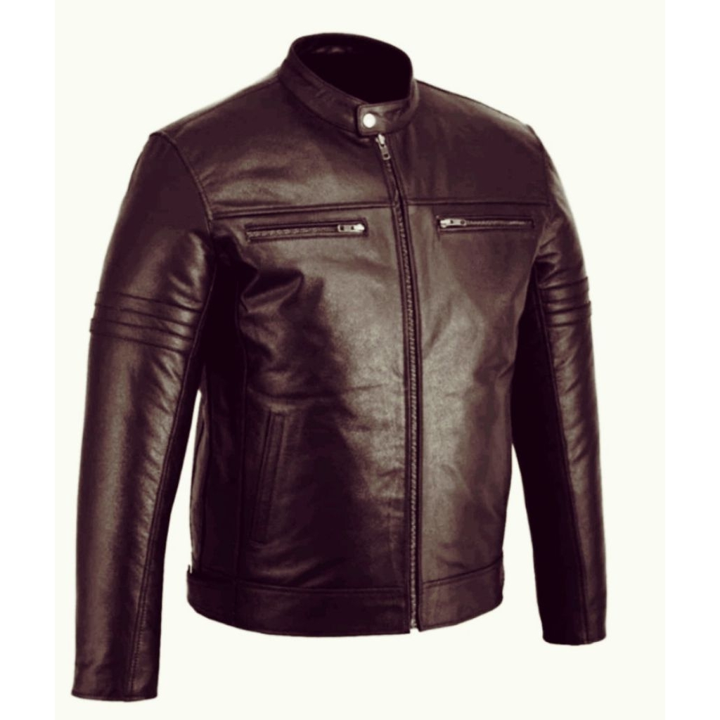 Hand made leather jacket | Shopee Malaysia