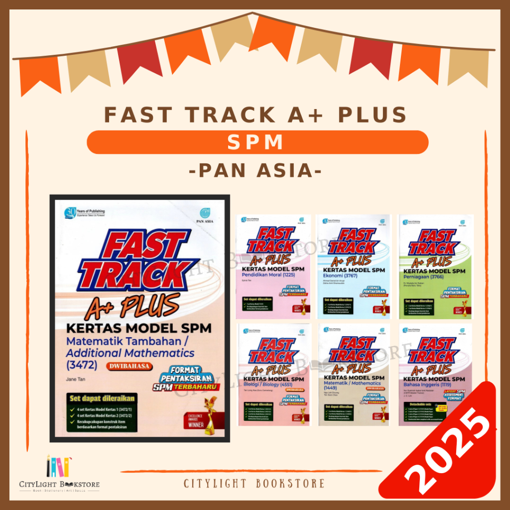 [CITYLIGHT] Kertas Model 2025: Fast Track A+ SPM - Pan Asia | Shopee Malaysia