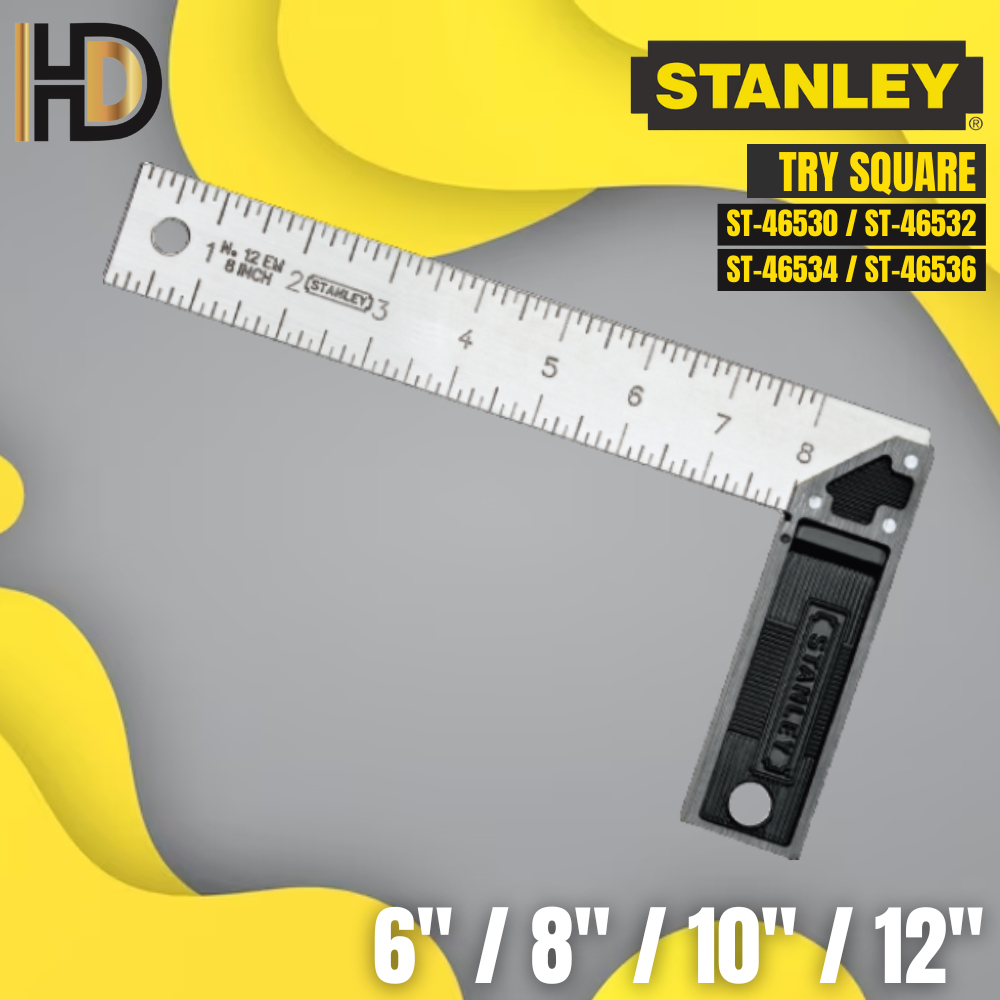 STANLEY Try Square L Ruler / STANLEY Heavy Duty Type Try Square L Ruler ...
